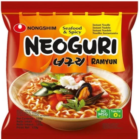 Nongshim Neoguri Ramyun Seafood & Spicy 120 g | TopAsianFoods