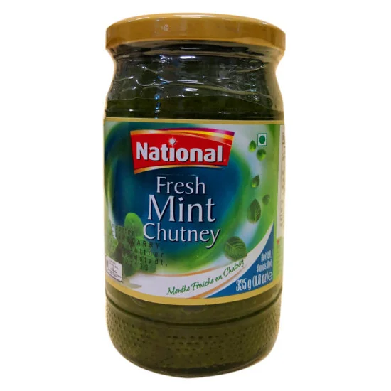 National Čerstvý Máta Chutney (Fresh Mint Chutney) 335G | TopAsianFoods.com