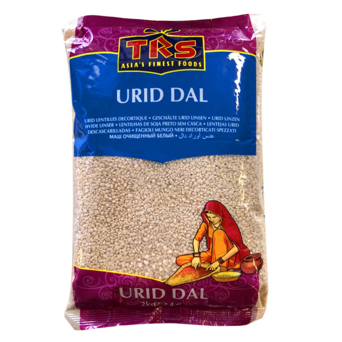 TRS Urid Bílá Čočka (Urid White Lentils) 2KG