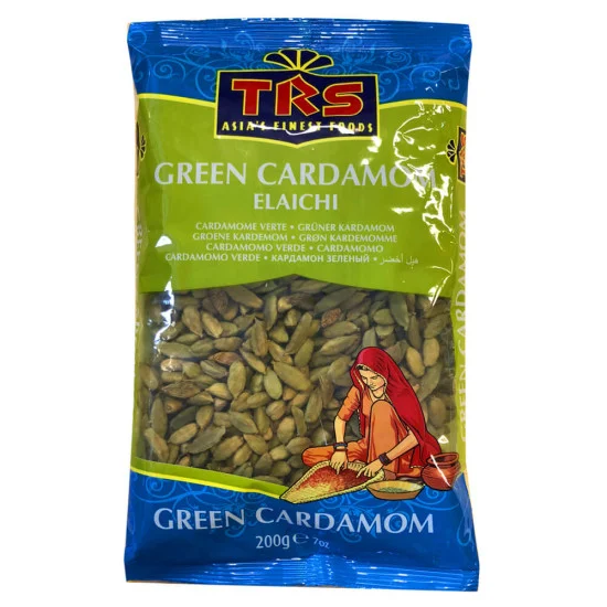 TRS Kardamom Zelený Celý (Green Cardamom Whole) 200G | TopAsianFoods