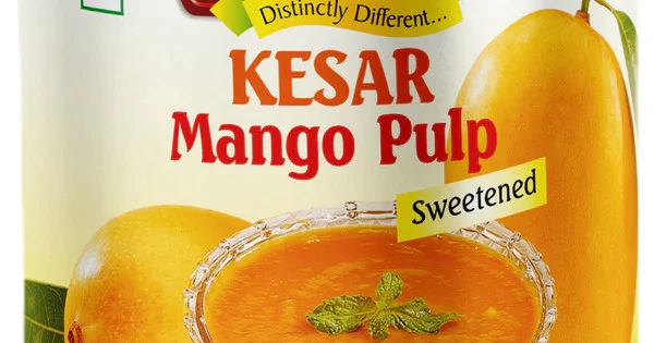 Swad Mangové Pyré (Kesar Mango Pulp) 850G | TopAsianFoods