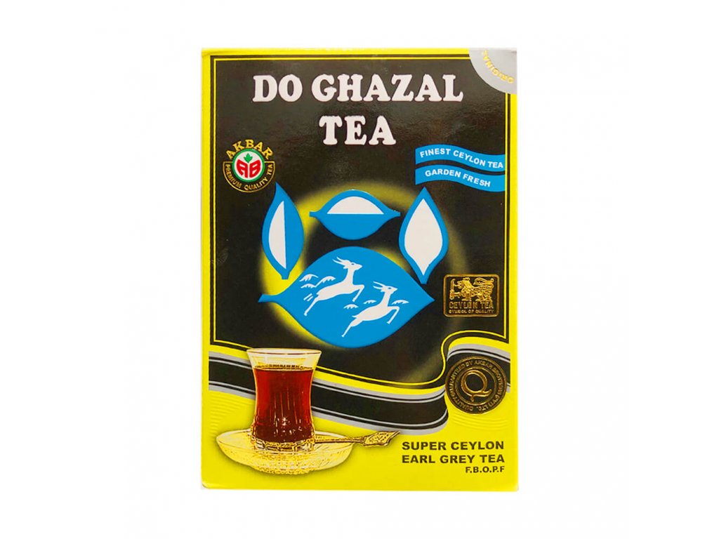 DO GHAZAL TEA ČERNÝ ČAJ EARL GREY S BERGAMOTEM 500G | TopAsianFoods