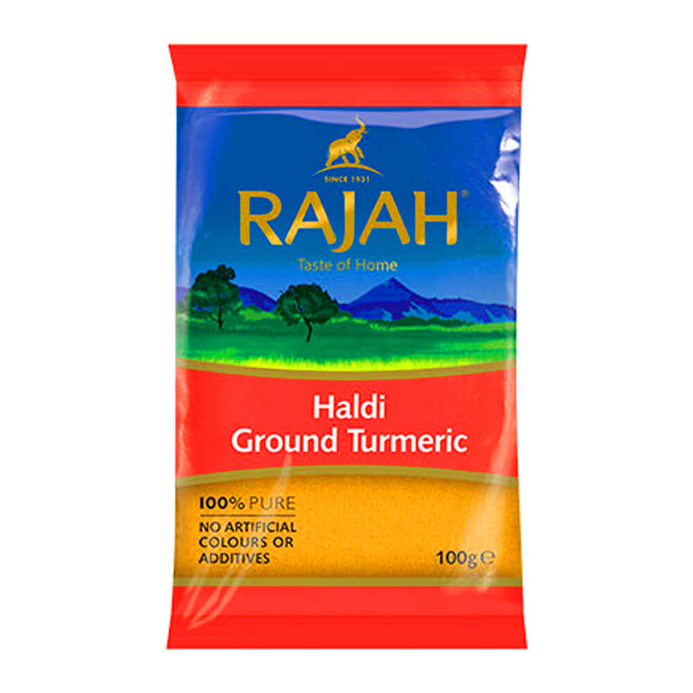 Tumeric Powder Rajah Haldi Ground Turmeric 100g (Pack Of 2 Turmeric Powder